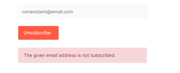 Unsubscribe Forms | Noptin