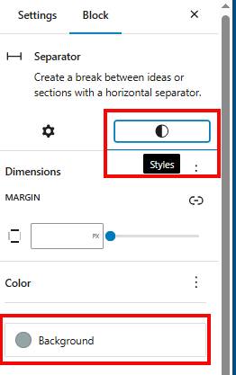 Separator Block | Noptin